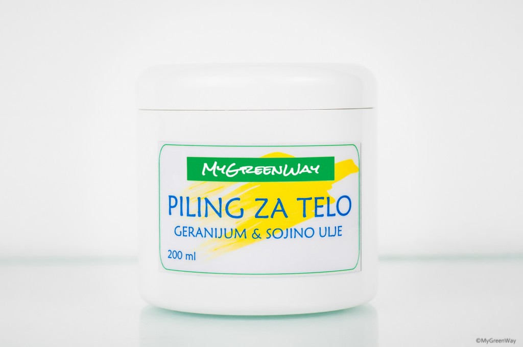 PILING ZA TELO – GERANIJUM & SOJINO ULJE 200 ML