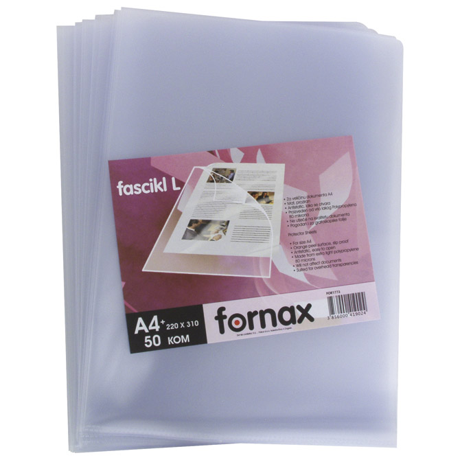 Folija Fornax A4, L 80mic, mat, 1/50