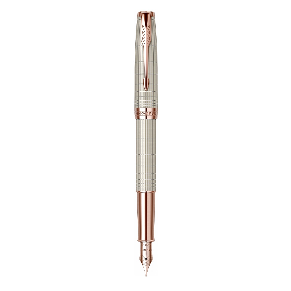 Parker nalivpero Royal Sonnet Silver Chisel PGT F