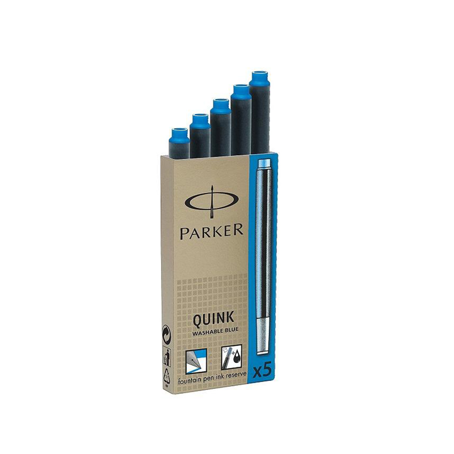 Parker patrone Quink Washable Blue 1/5