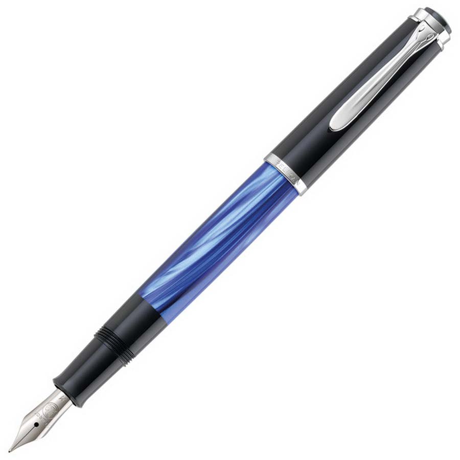 Pelikan nalivpero Classic M205 (M)+poklon kutija G5 Blue-Marbled 801973 plavo-crno