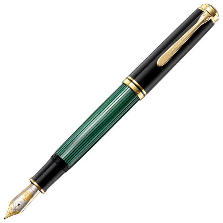 Pelikan nalivpero Souveran M1000 (M)+poklon kutija G15 987594 crno-zeleno