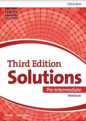 Engleski jezik 1, Solutions Pre-Intermediate 3rd Edition, radna sveska za 1. razred srednje škole Novi Logos