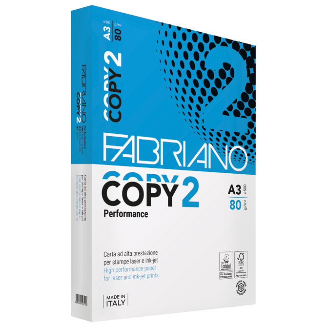 Papir Copy 2 A3 80g 1/500 Fabriano