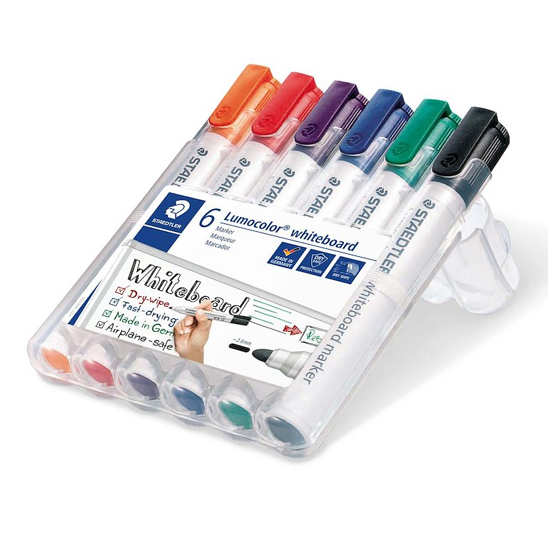 Marker za belu tablu Staedtler Lumocolor Whiteboard set 6/1