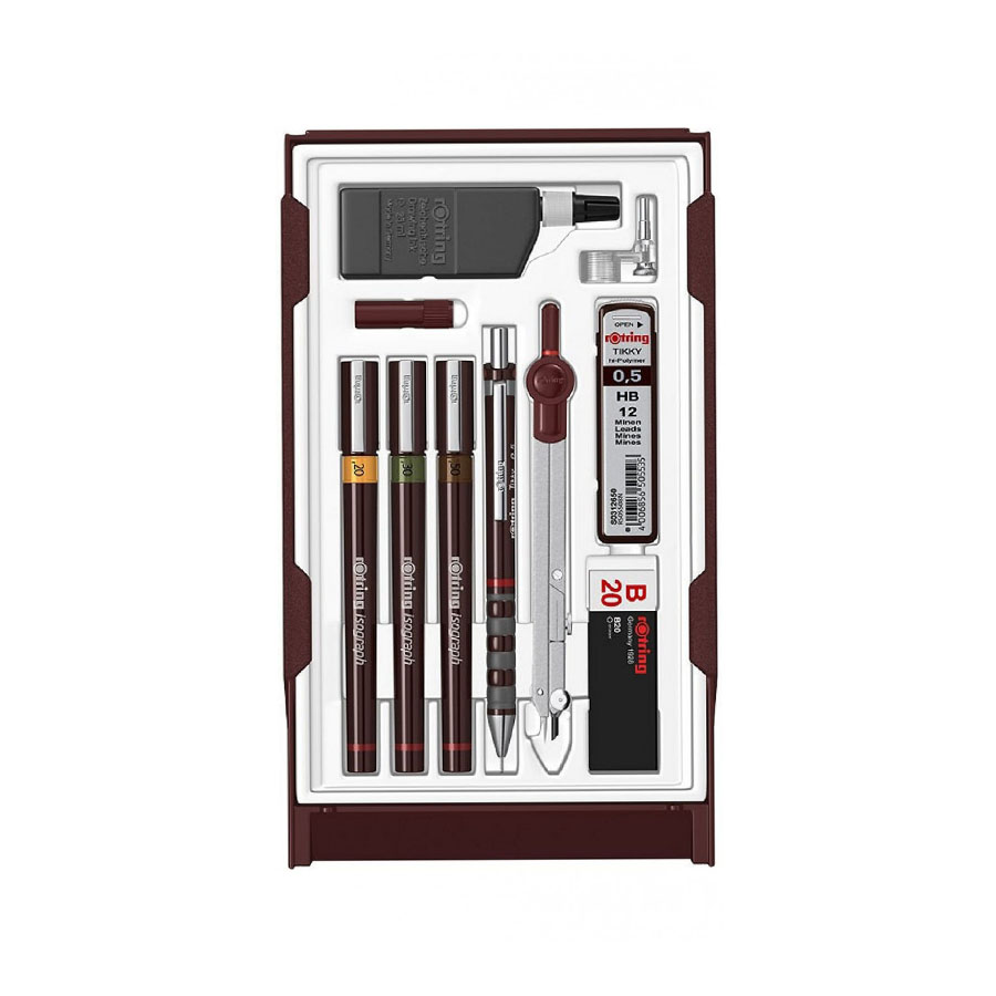 Rotring Master Isograph Set: 0.2 - 0.3 - 0.5