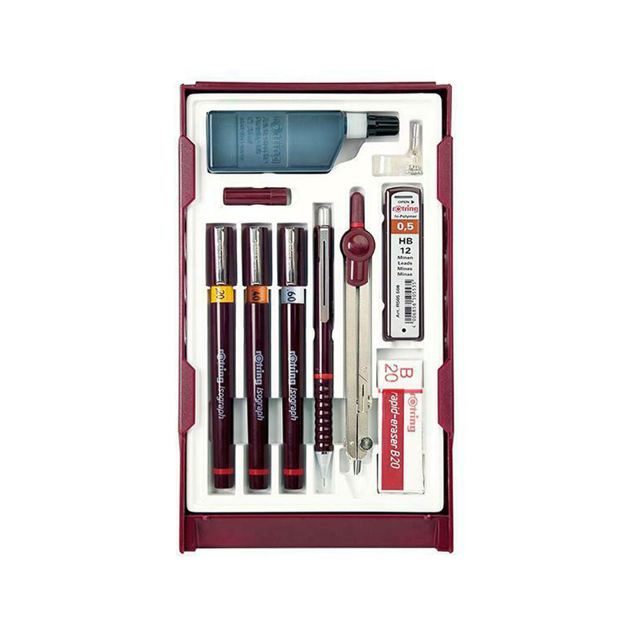 Rotring Master Izograf Set: 0.2 - 0.4 - 0.6