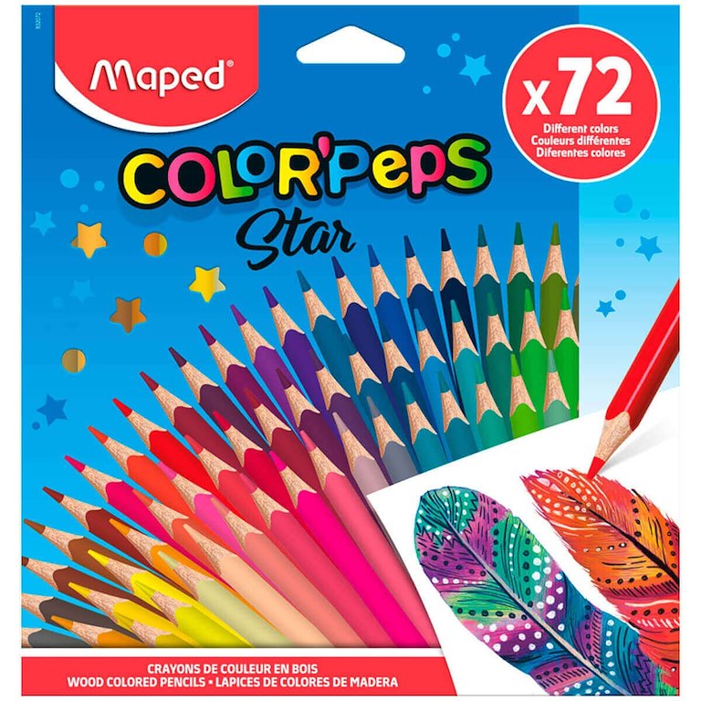 Drvene bojice Maped Color Peps 1/72