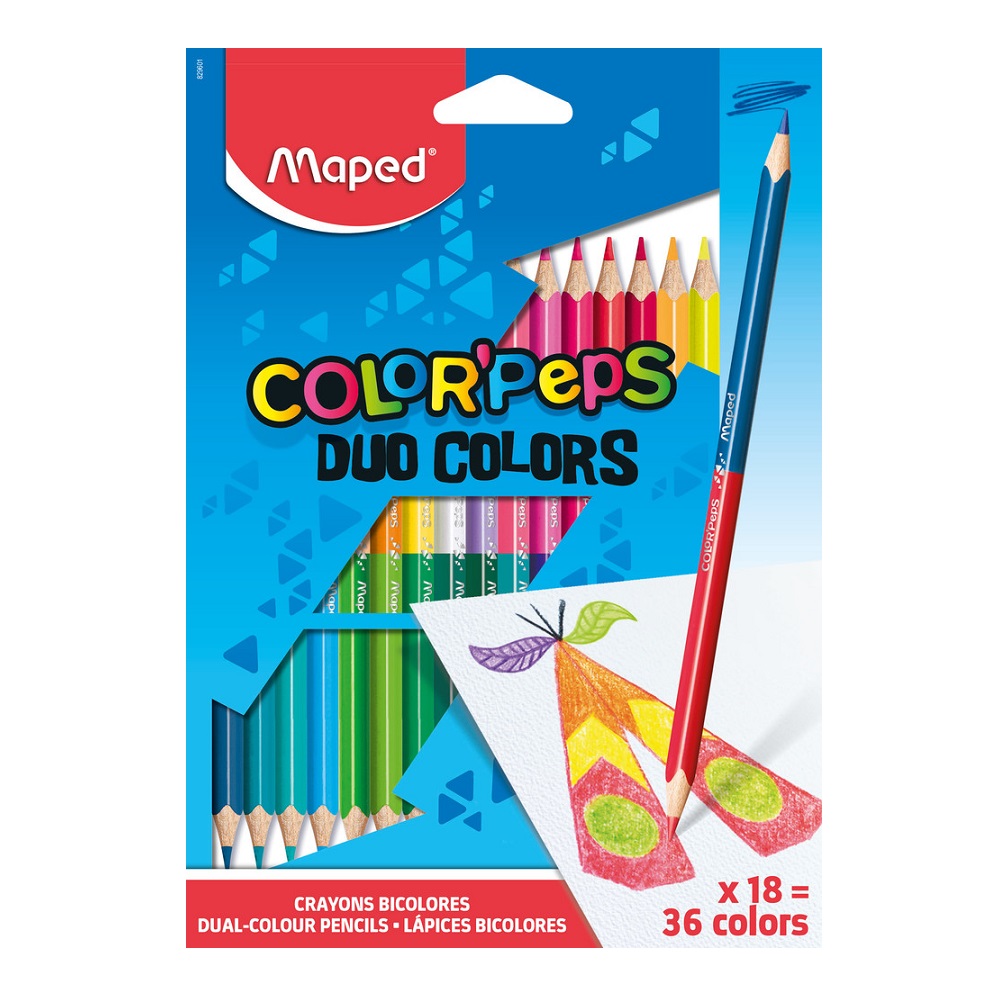 Drvene bojice Maped Color Peps Duo 18/36