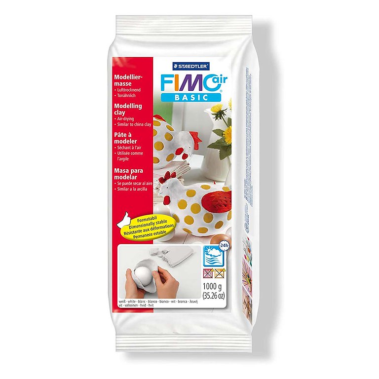 Fimo air basic 1000gr bele boje