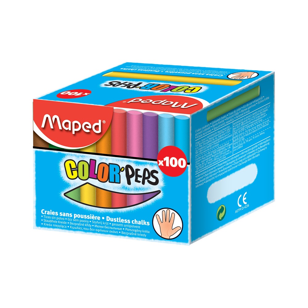 Kreda u boji Maped 100 komada - sorta