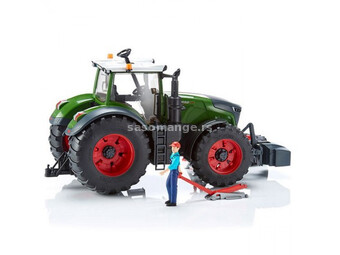 Bruder Traktor Fendt Vario sa mehaničarem i alatom ( 040413 )