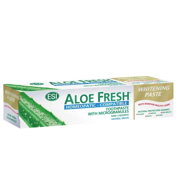 ESI Aloe Fresh Whitening Homeopathic compatible 100ml