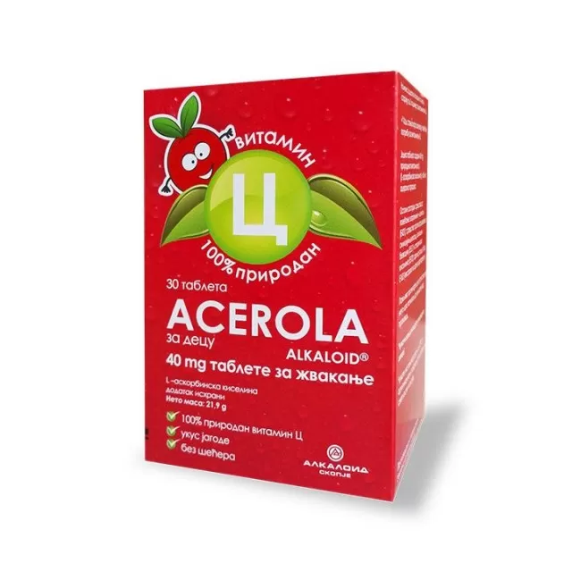 ACEROLA 40mg tablete za žvakanje , 30kom