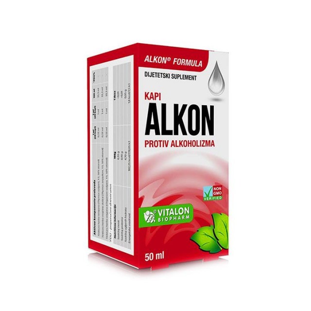 ALKON PROTIV ALKOHOLIZMA kapi, 50ml