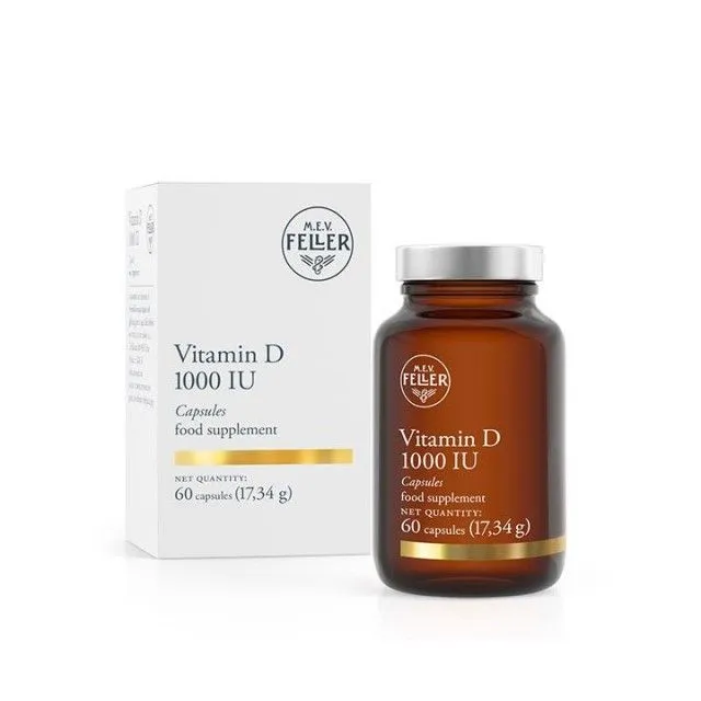 Feller vitamin D 1000 IU 60 CPS