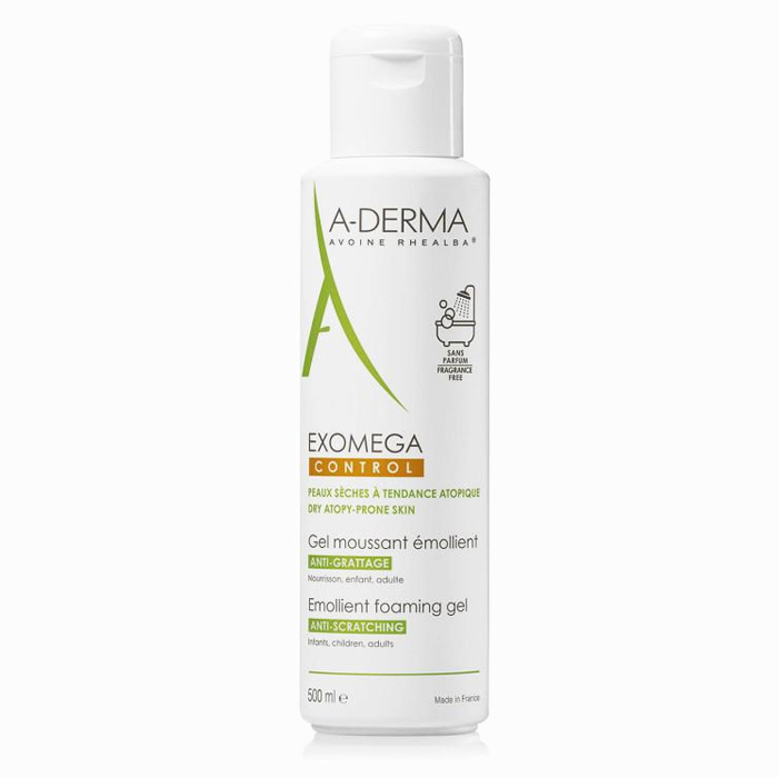 A-Derma Exomega Control penušavi gel 500ml