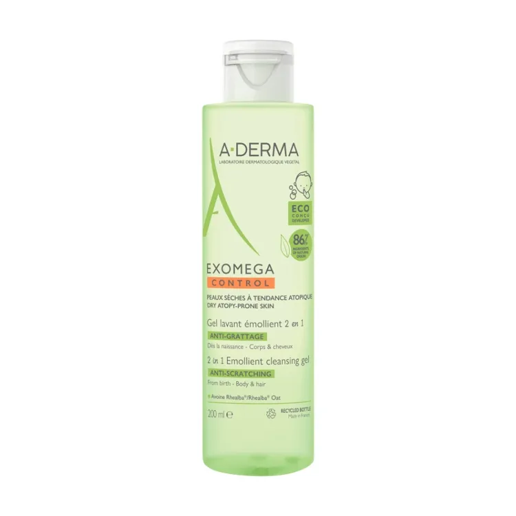 A-Derma Exomega Control penušavi gel 200ml