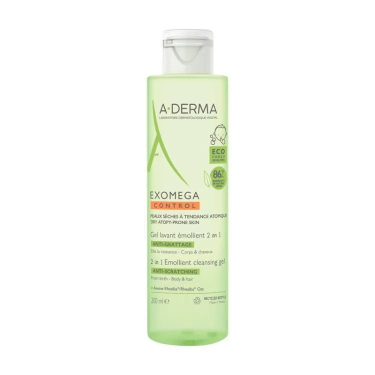 A-Derma Exomega Control gel za pranje 2in1 200ml