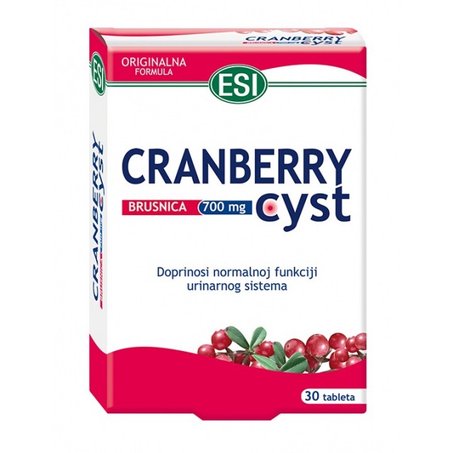 BGB ESI CRANBERRY CYST tablete, 30kom