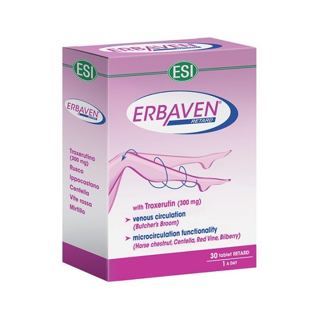 BGB ESI ERBAVEN RETARD TROXERUTIN tablete, 30kom