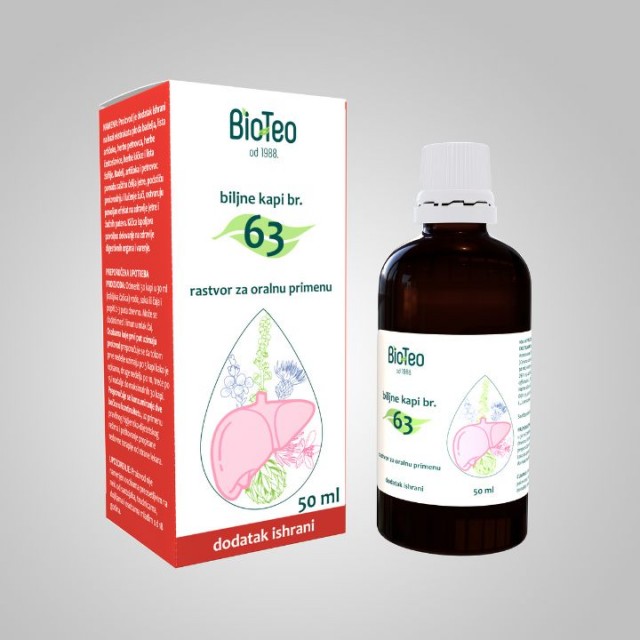 BIO-TEO biljne kapi br.63 50 ml