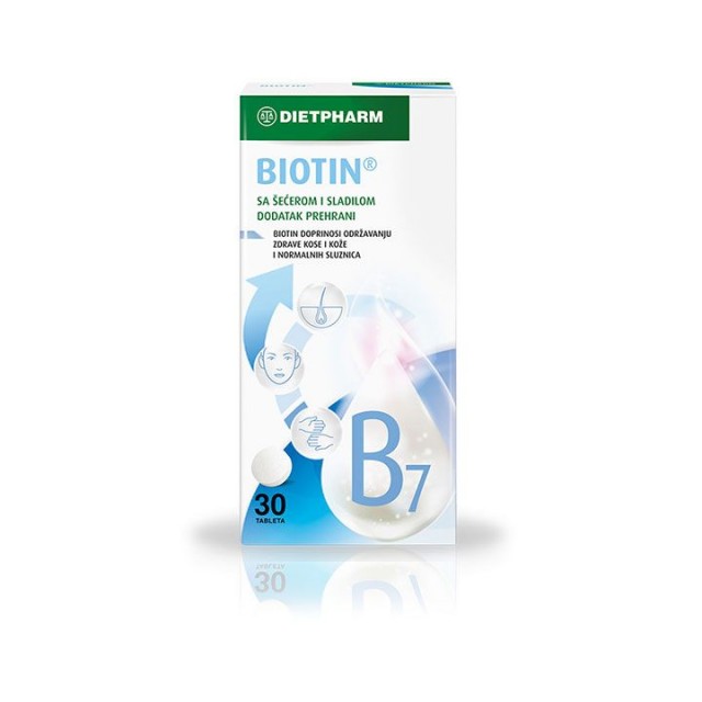 BIOTIN tablete, 30kom