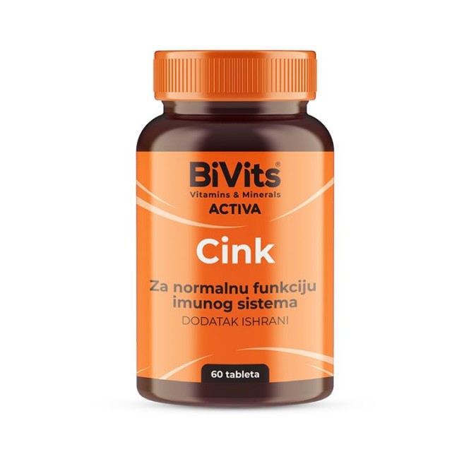 BIVITS ACTIVA CINK tablete, 60kom