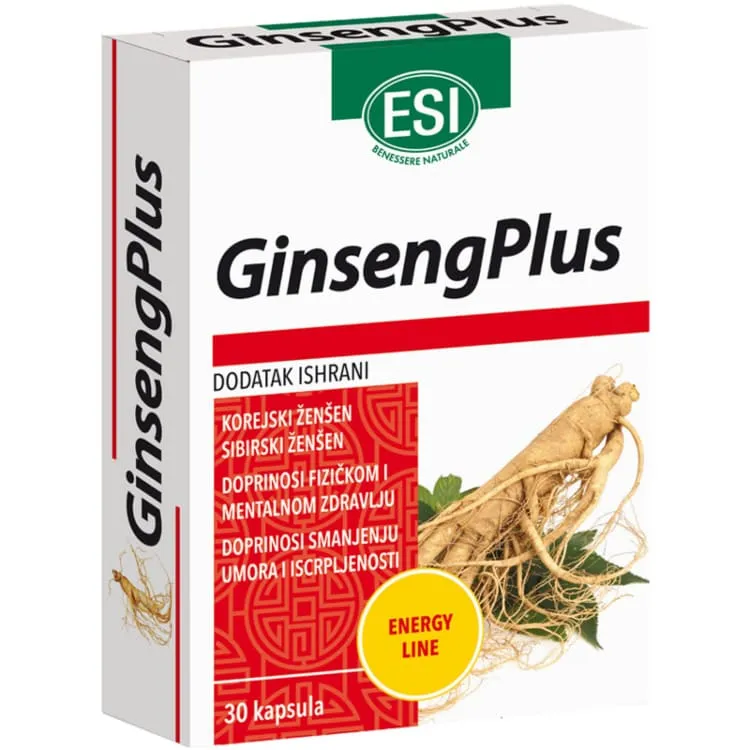 ESI Ginseng Plus 30 kapsula