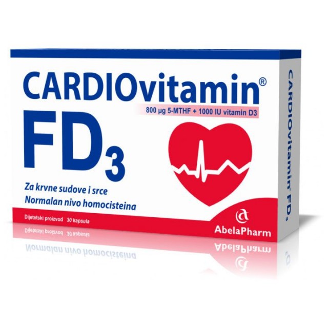 CARDIOVITAMIN FD3 kapsule, 30kom