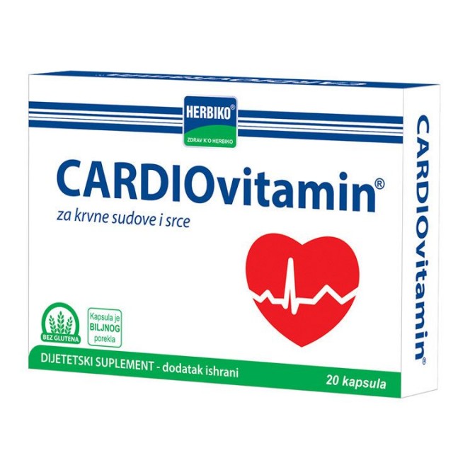 CARDIOVITAMIN kapsule, 20kom