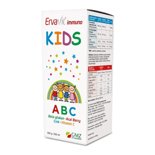 ErvaVit Immuno Kids ABC sirup 250ml