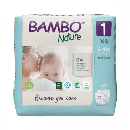 PELENE BAMBO 1 2-4kg 22kom