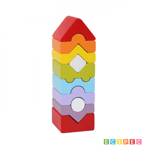 Cubika Drvena kula (10 elemenata)