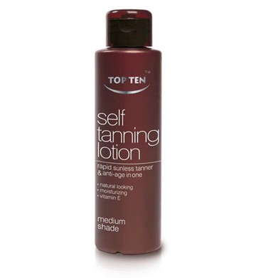 TOP TEN SELF TANNING LOTION -MEDIUM SHADE