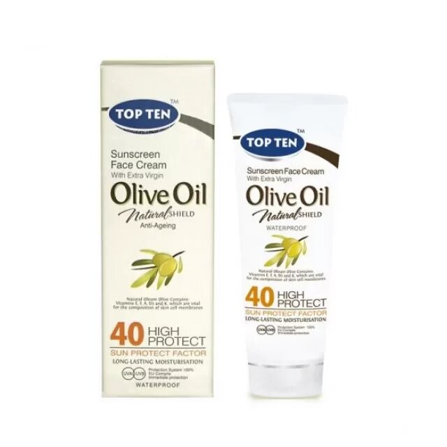 TOP TEN OLIVE FACE CREAM SPF 40