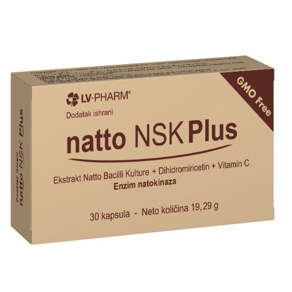 Natokinaza natto NSK Plus 30 kapsula