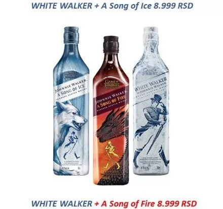 Johnnie Walker GOT Song Of Fire + White Walker 0.70