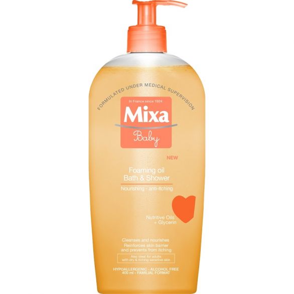 Mixa Baby Nežan gel za tuširanje 400 ml