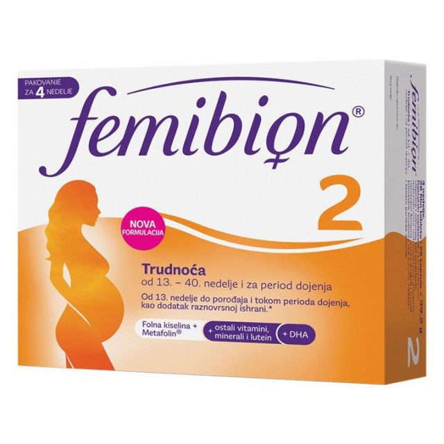 FEMIBION 2 tablete + kapsule, 28+28kom