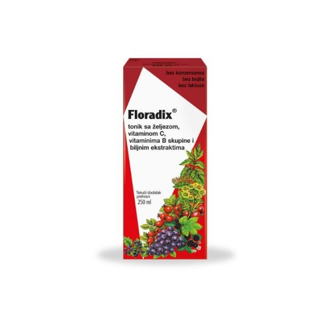 FLORADIX FE sirup za trudnice, dojilje, decu i odrasle, 250ml