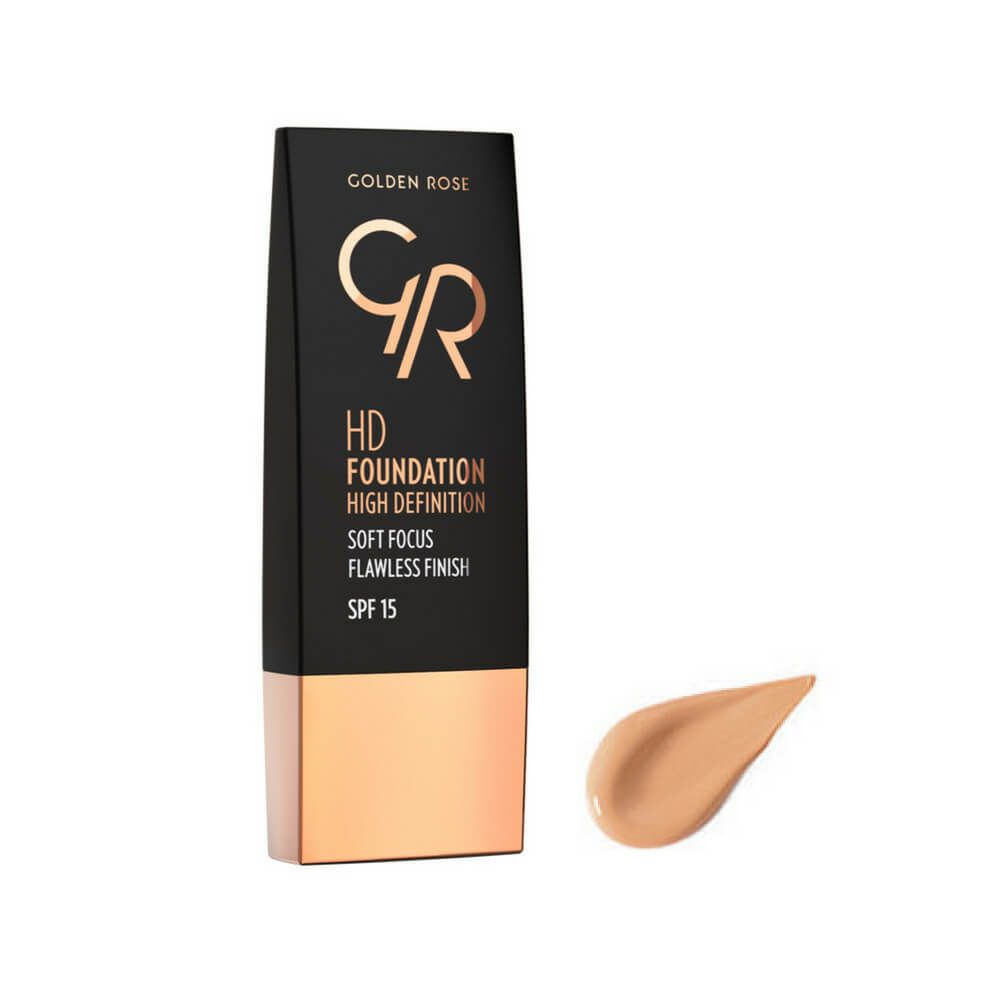 Tečni puder GOLDEN ROSE HD Foundation