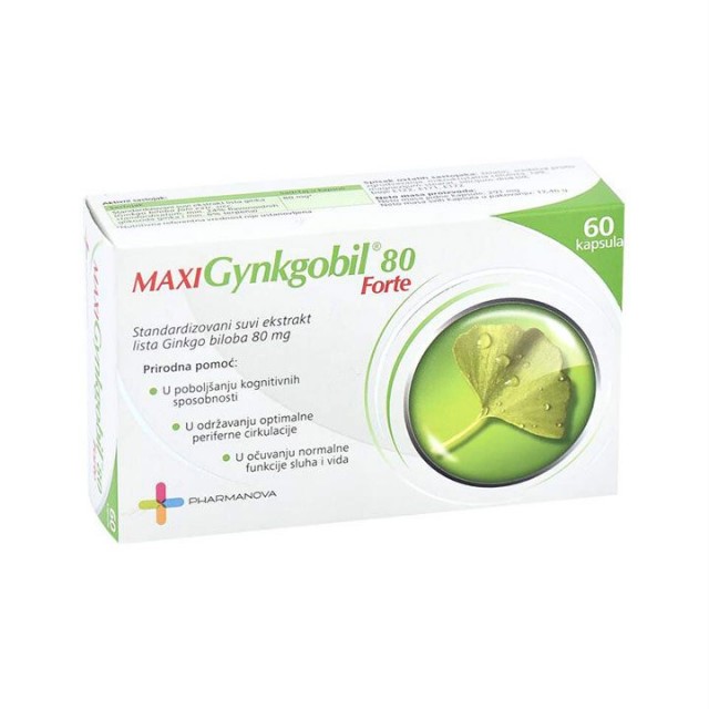 GYNKGOBIL MAXI FORTE 80mg kapsule, 60kom