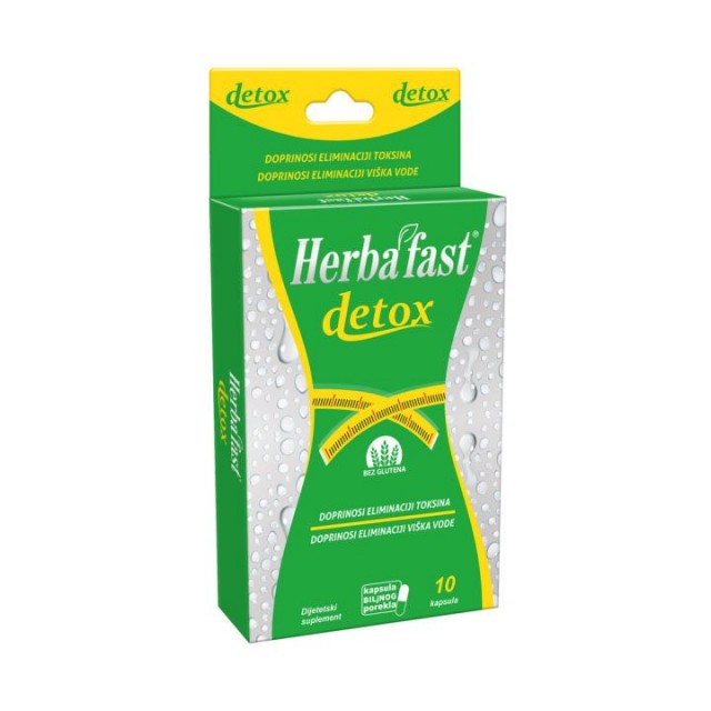 HERBAFAST DETOX kapsule, 10kom