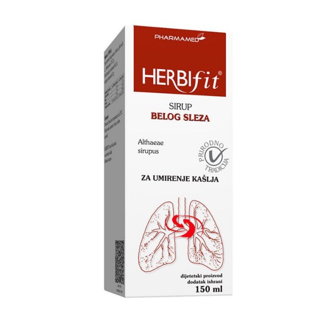 HERBIFIT sirup belog sleza, 150ml