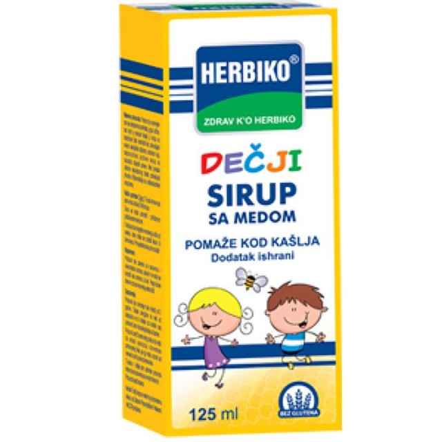 HERBIKO SA MEDOM sirup za decu, 125ml