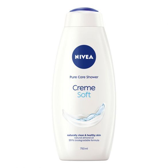 Nivea kupka creme&soft 750ml