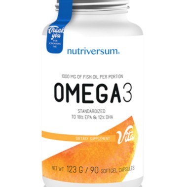 Omega 3 Fish Oil1000 mg - 90 gelkapsula