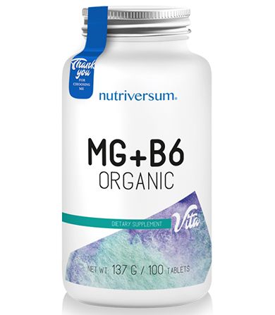 Mg Plus B6 Organic - 100 tableta