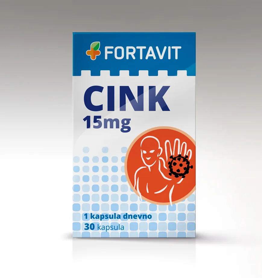 Fortavit Cink 15mg 30 kapsula